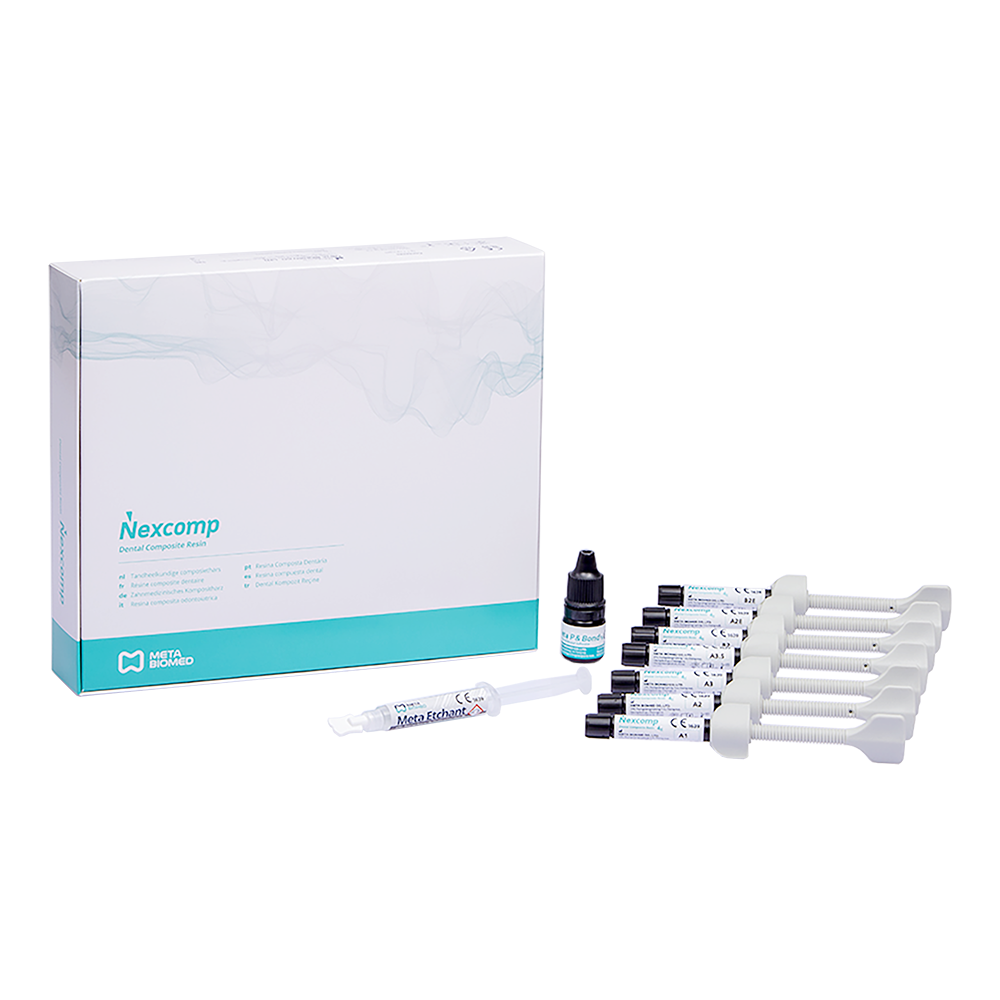 Nexcomp (Nano-Hybrid Composite Resin) – Meta Biomed